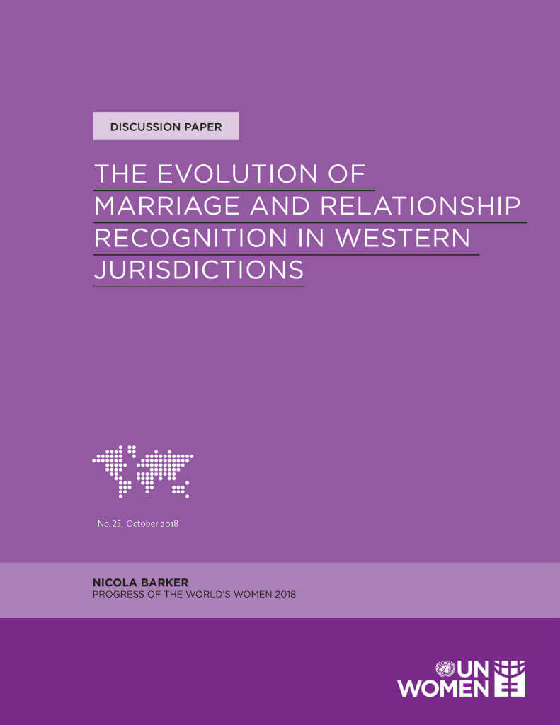 The evolution of marriage and relationship recognition in western ...