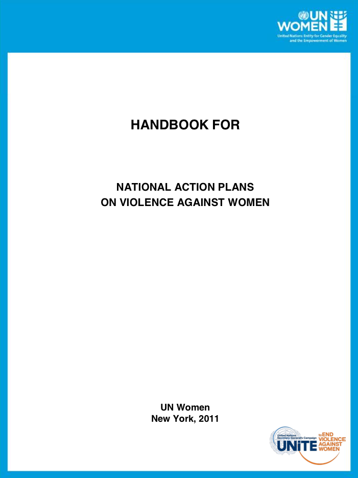 Handbook for national action plans on violence against women | UN Women ...